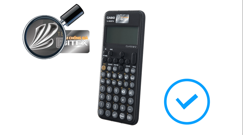 Cách kiểm tra CASIO fx 880 BTG là hàng thật hay hàng giả