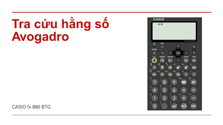 SHIFT SOLVE nghiệm của phương trình bằng CASIO fx 880 BTG